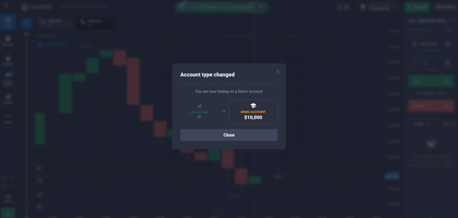Quotex Sign-Up Bonus: How to Get Free $10,000 Demo & Start Trading